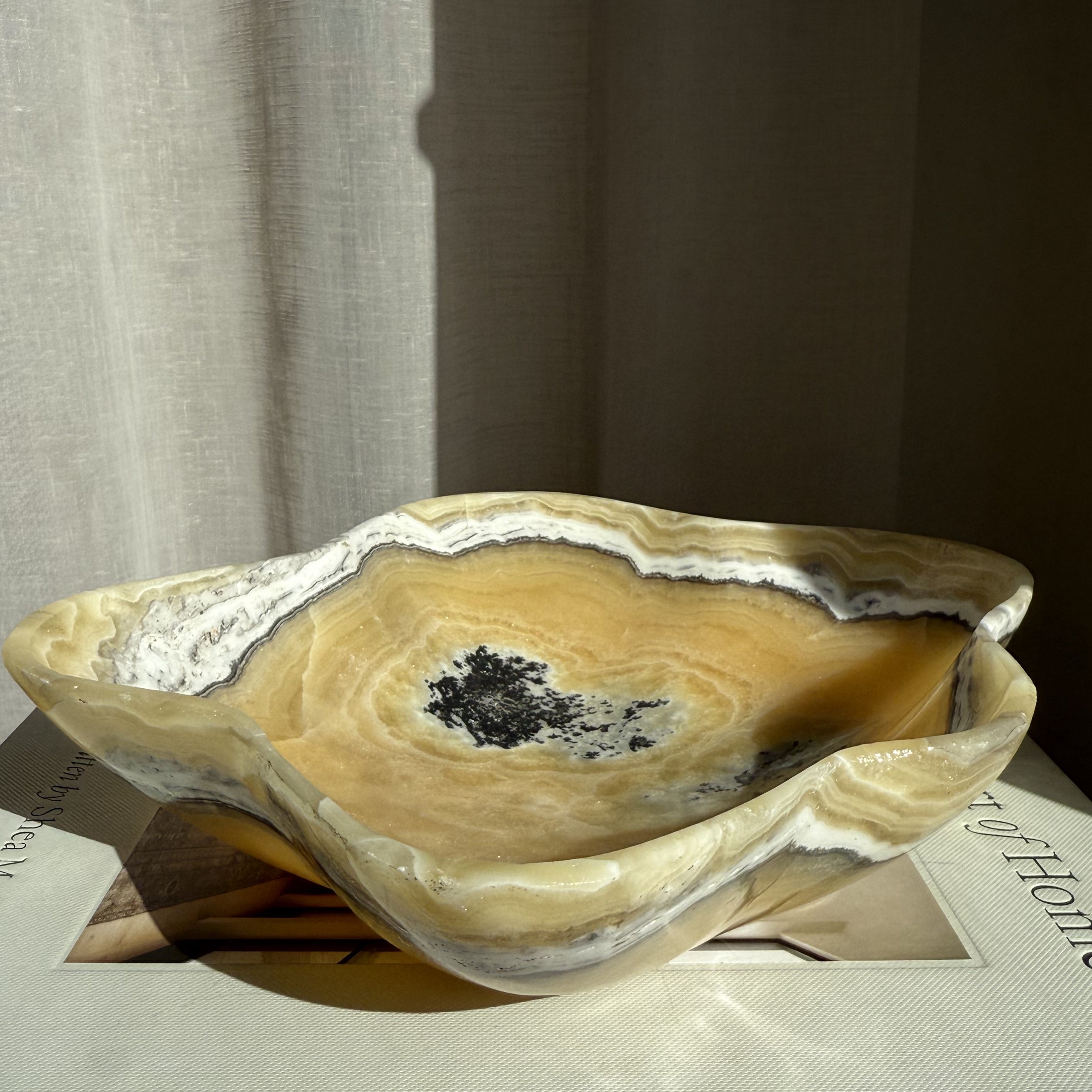 Zebra Calcite Bowl – Emilie Grayson